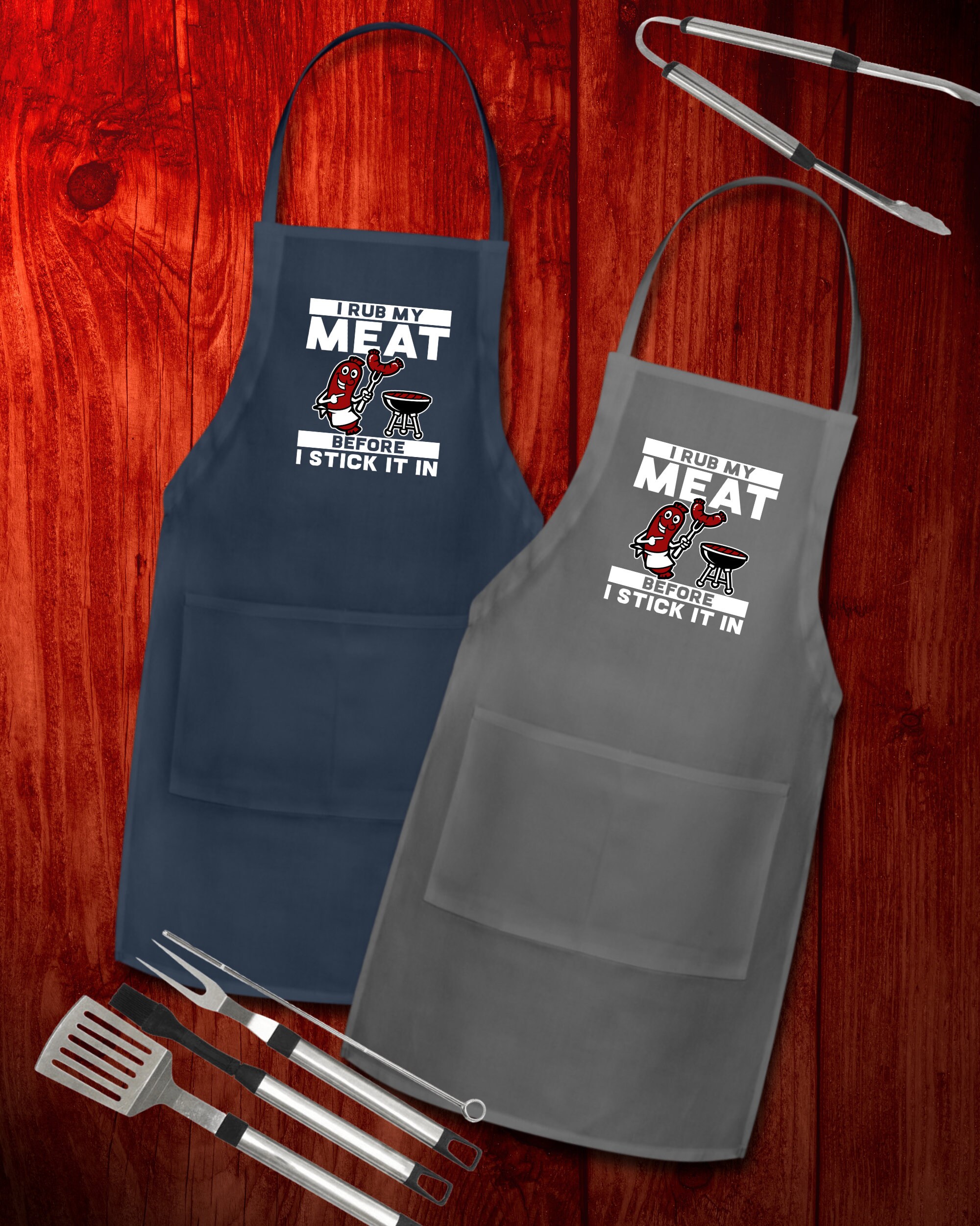 Inappropriate Apron Grill Apron Men Barbecue Grill - Etsy