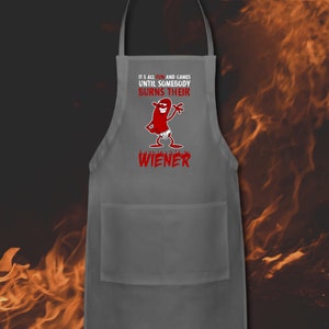 Inappropriate Apron, Grill Accessories, Funny Apron for Men, Cooking ...