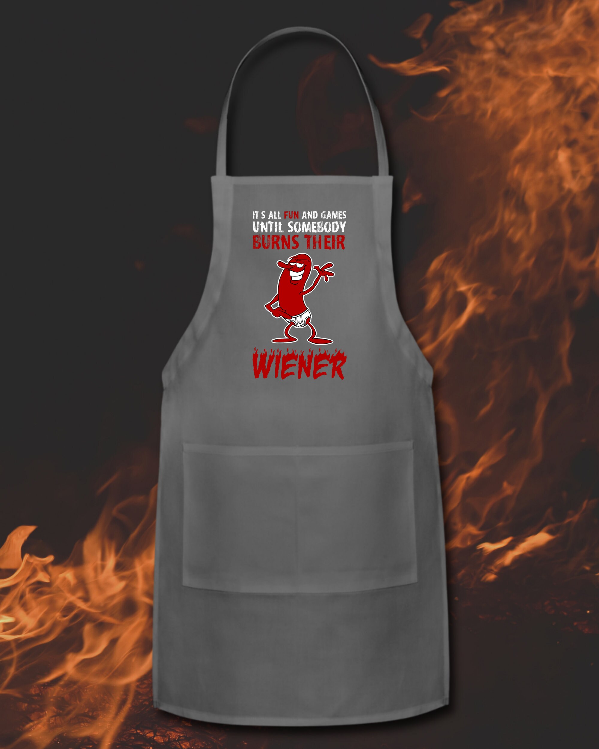 Inappropriate Apron Grill Accessories Funny Apron for Men | Etsy