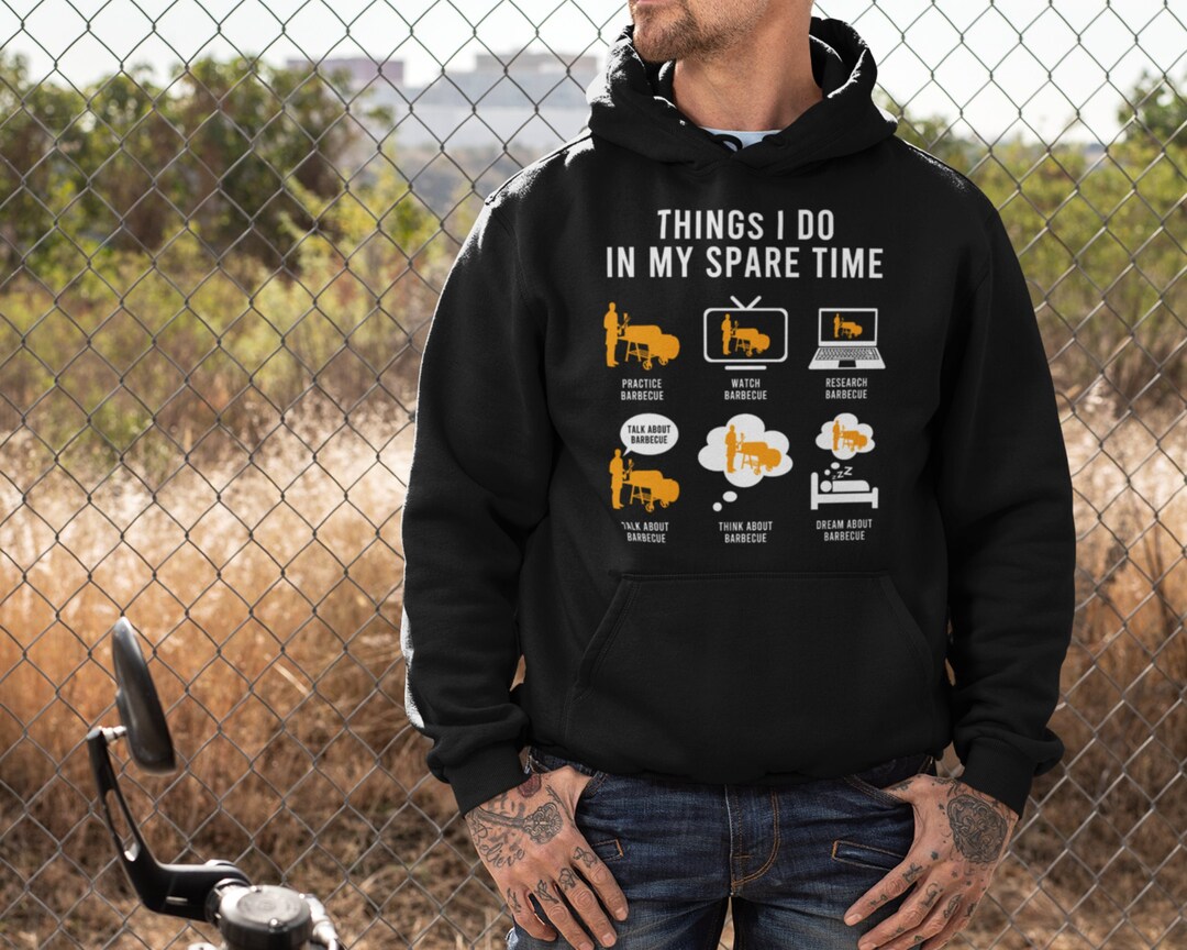 Barbecue Hoodie, BBQ Gifts, Grilling Gifts for Men, Bbq Sweatshirt ...