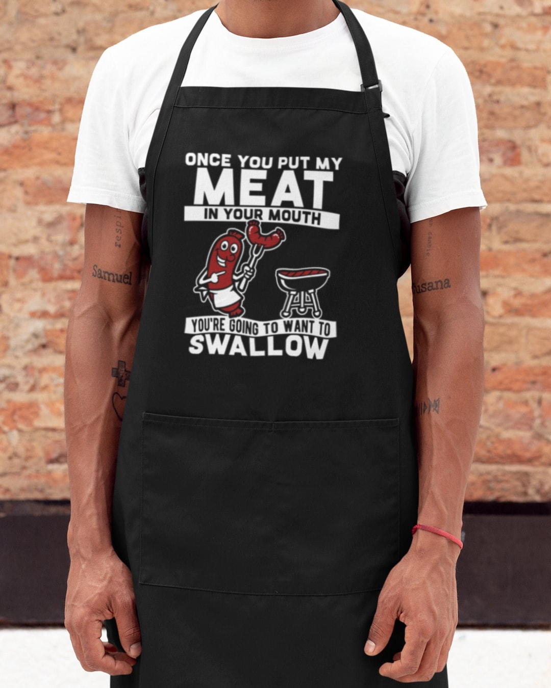 Funny Apron for Men, Grilling Apron, Dad Apron, Smoker Grill ...
