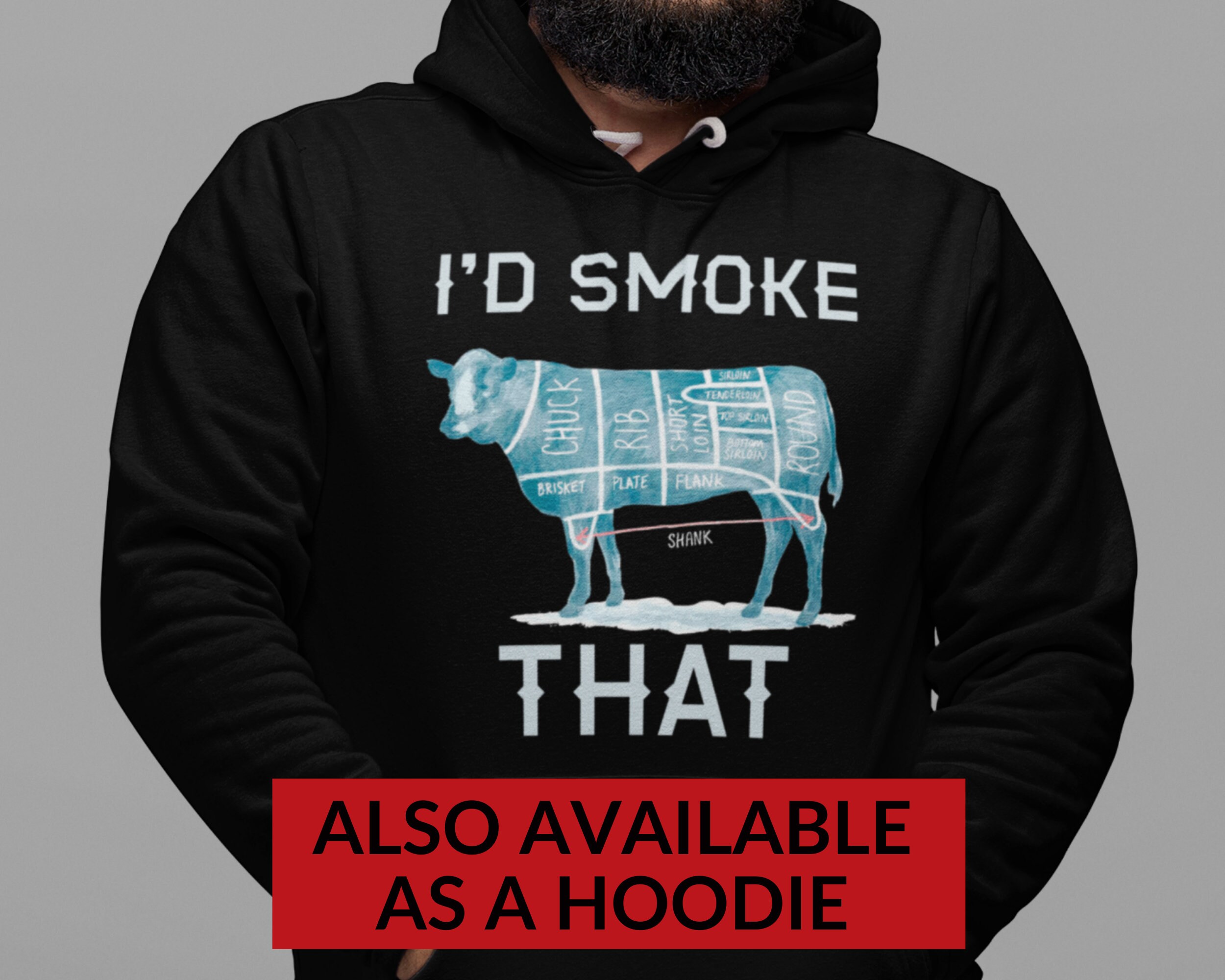 I'D Smoke That Bbq Smoker Gifts for Men Funny Meat Grill - Etsy