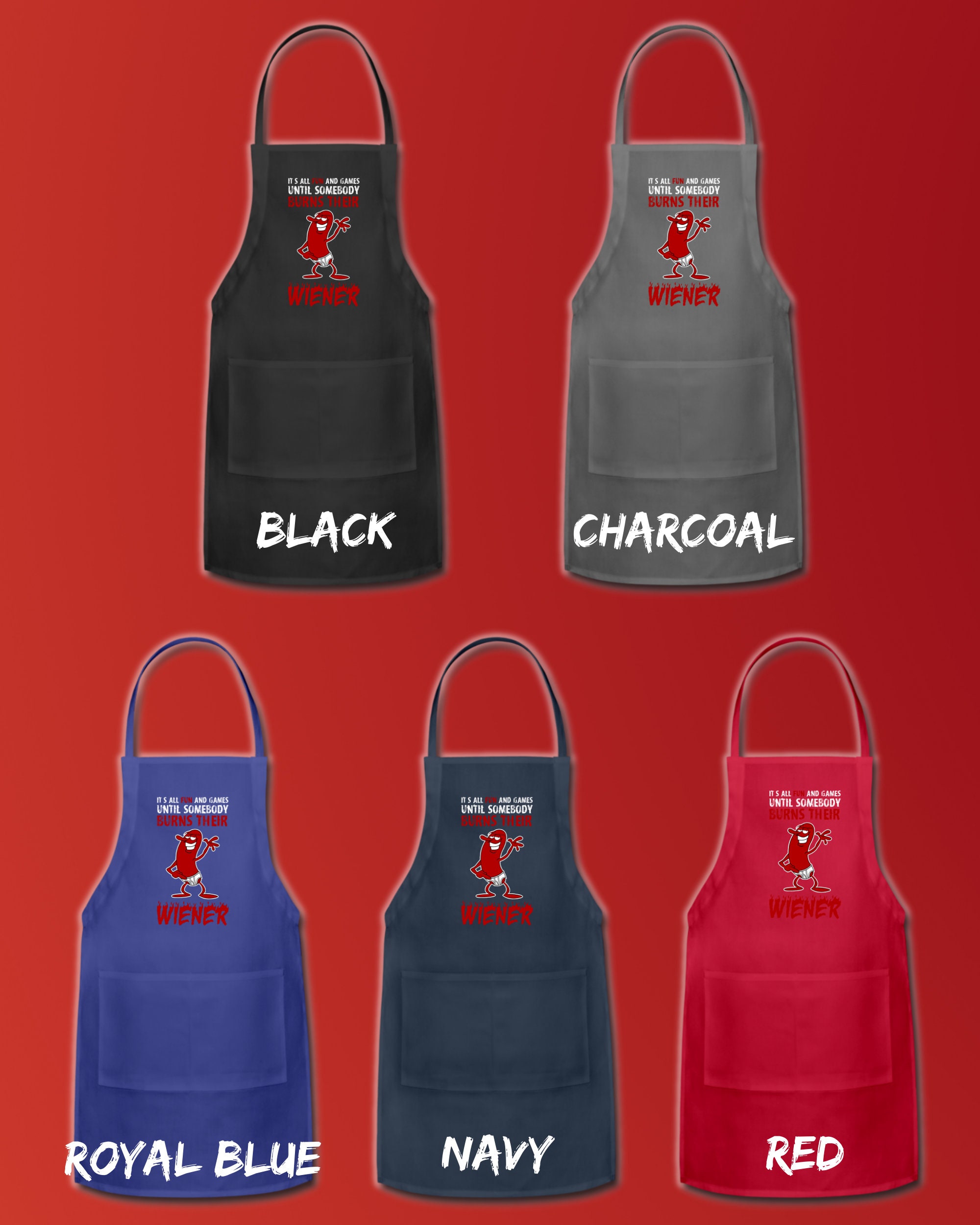 Inappropriate Apron Grill Accessories Funny Apron for Men | Etsy