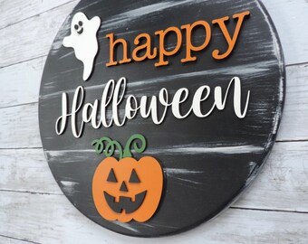 Happy Halloween Sign | Etsy