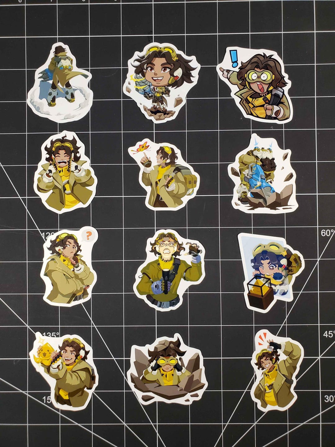 Overwatch 2 Venture Hero Spray's Sticker Set 12 High Quality Glossy ...
