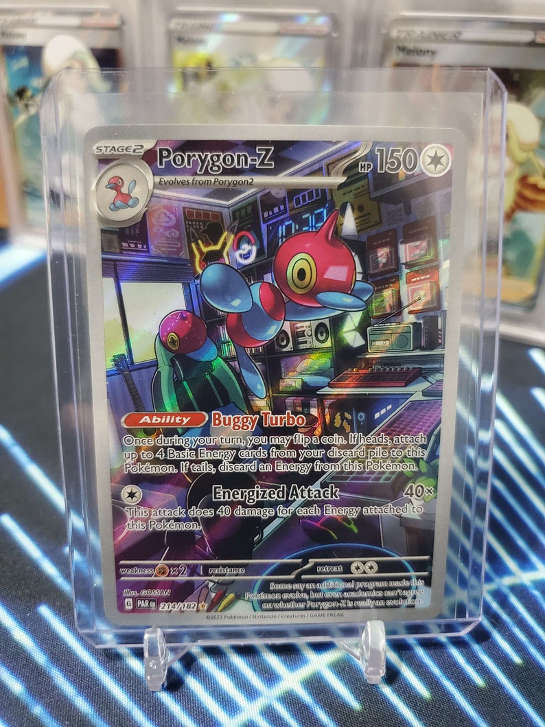 Porygon-z 214/182 Illustration Rare From Paradox Rift - Etsy