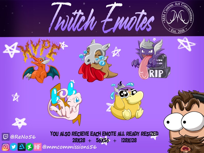 Twitch Pokemon Emotes Pack 2 Discord Emotes Pokemon Emotes - Etsy