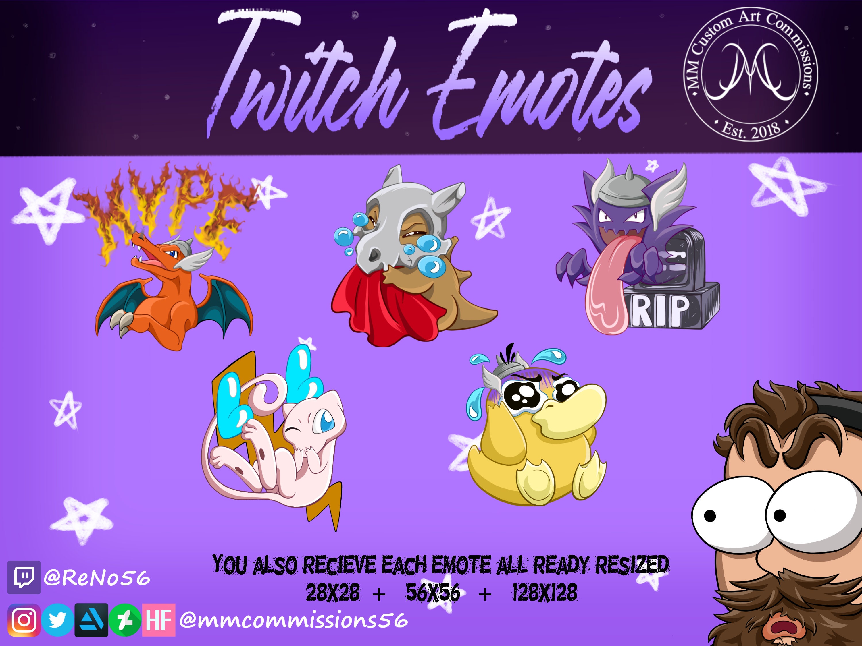 Twitch Pokemon Emotes Pack 2 Discord Emotes Pokemon Emotes - Etsy