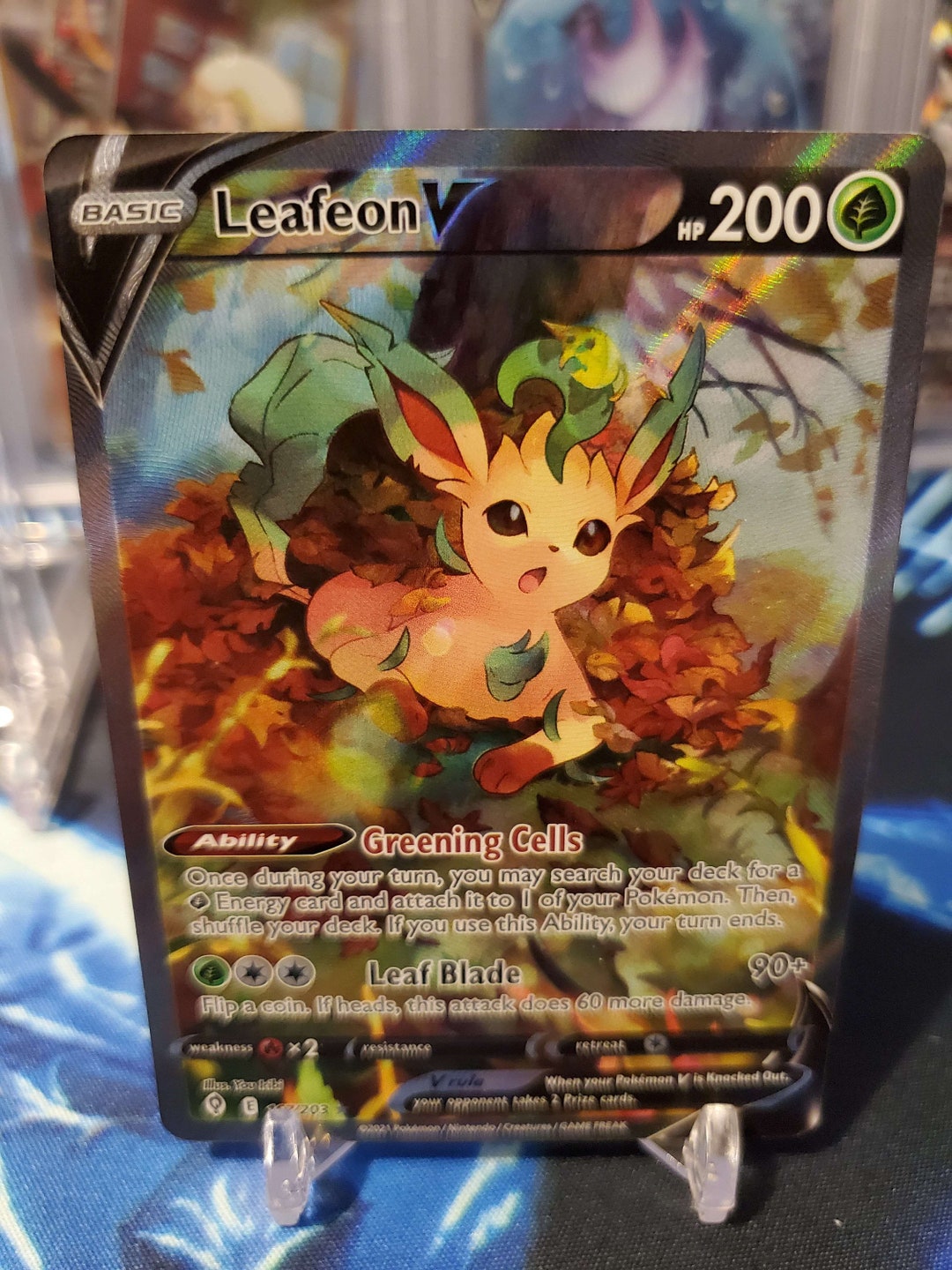 Leafeon V 167/203 Evolving Skies Alt Art Pokemon TCG - Etsy