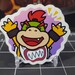Bowser Sticker Set 9 Super Mario Bros Stickers Glossy Vinyl Decals King ...