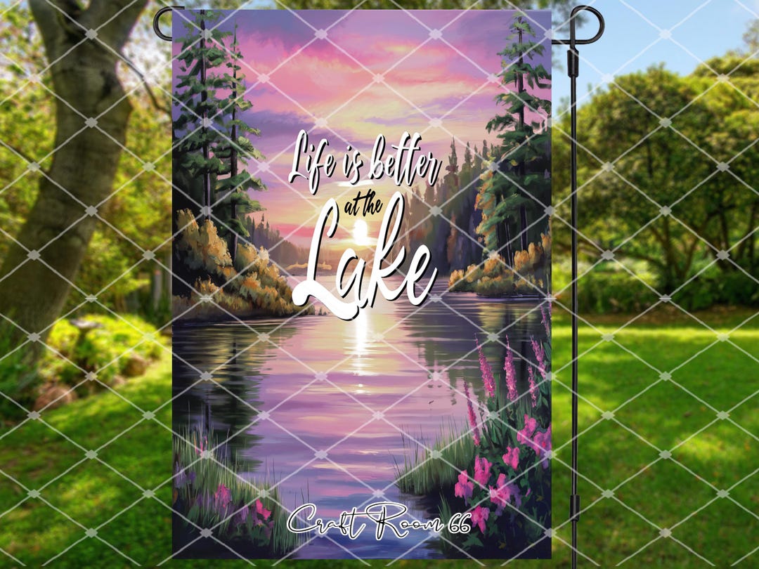 10-designs Welcome Lake Garden Flag|lake House|dock|lake Life|lake ...