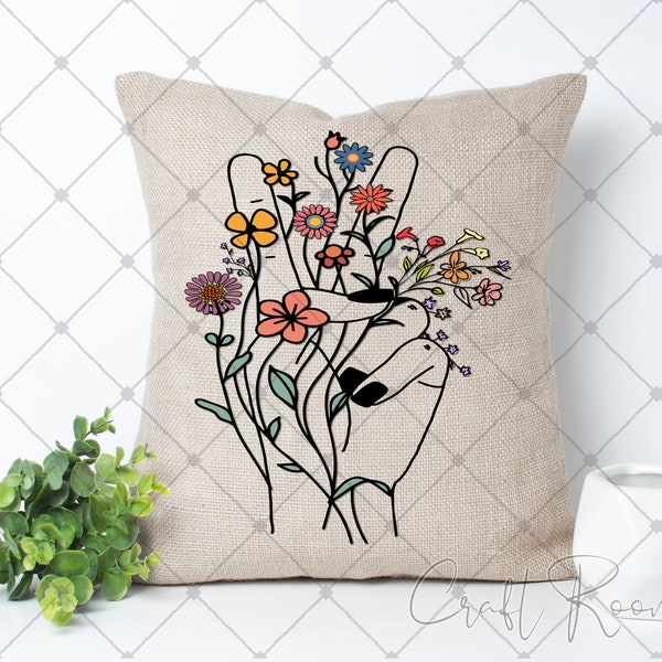 Peace Sign Pillow - Etsy