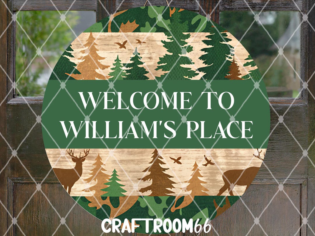 Personalised Assisted Living Front Door Decor|welcome Sign|front Door ...