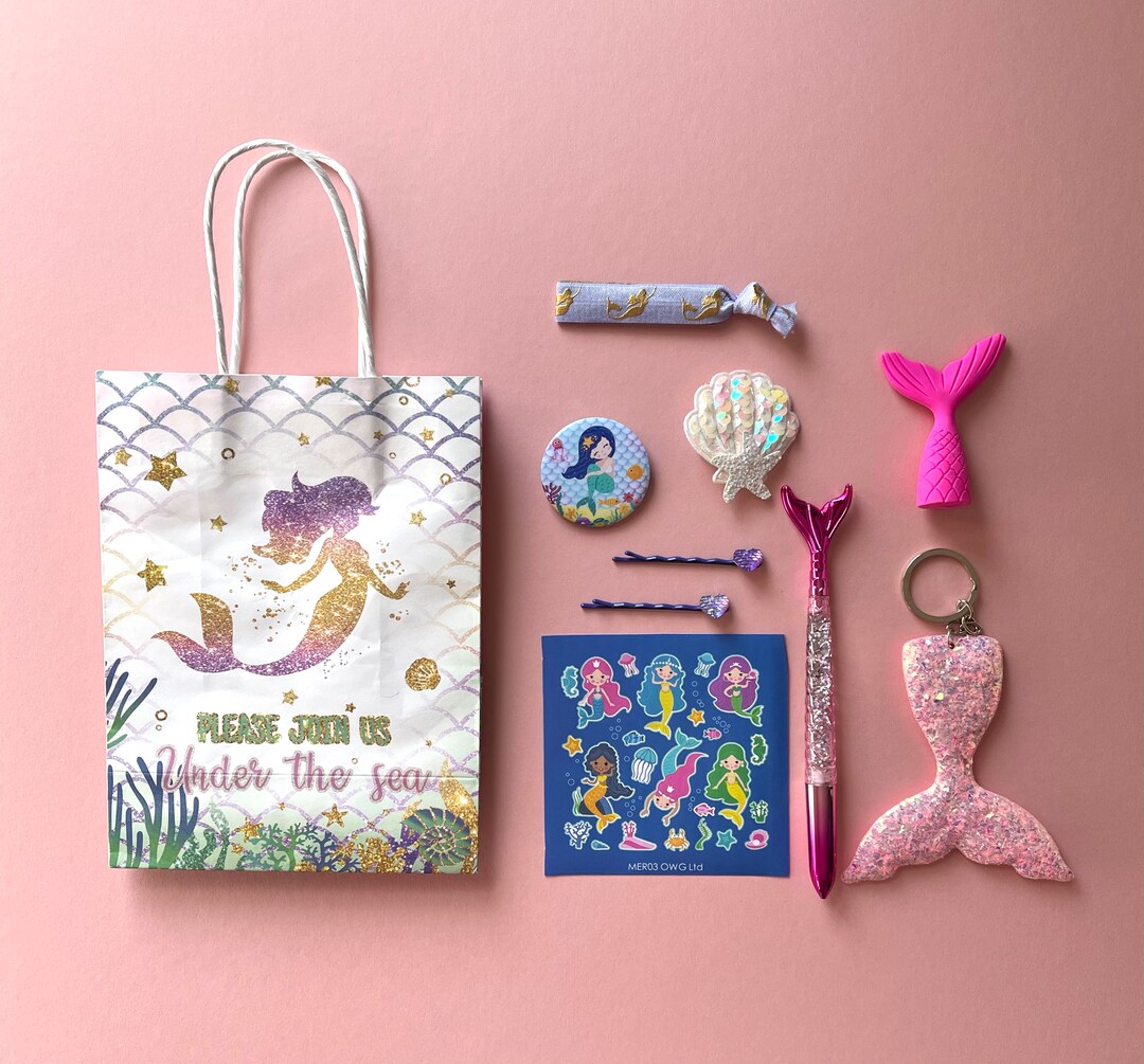 10-piece Mermaid Party Bag Under the Sea Party Bag Mermaid - Etsy