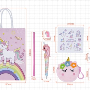 8-piece Unicorn Party Bag - Next Day Delivery Available, Unicorn ...
