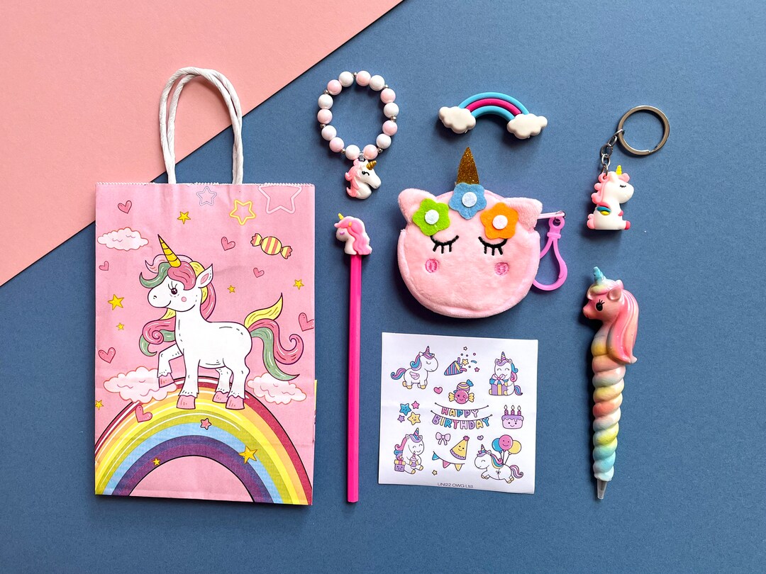 8-piece Unicorn Party Bag - Next Day Delivery Available, Unicorn ...