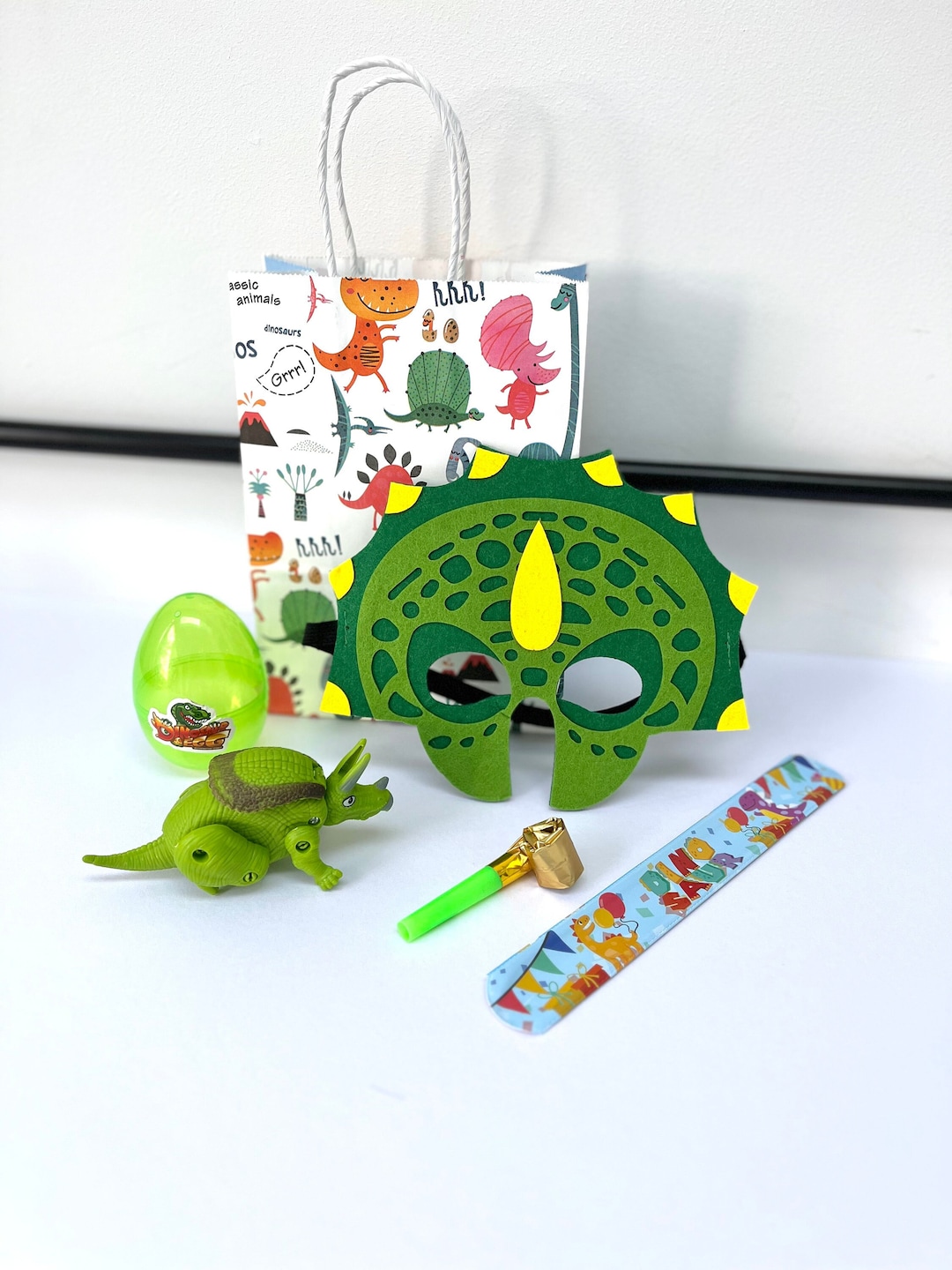 Dinosaur Pre-filled Party Bag, Dino Party Favours, Children's Dinosaur ...