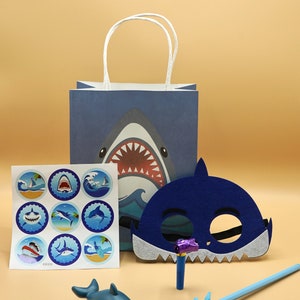 Shark Party Bags, Pre-filled Boys Under the Sea Party Bags, Sea Animal ...