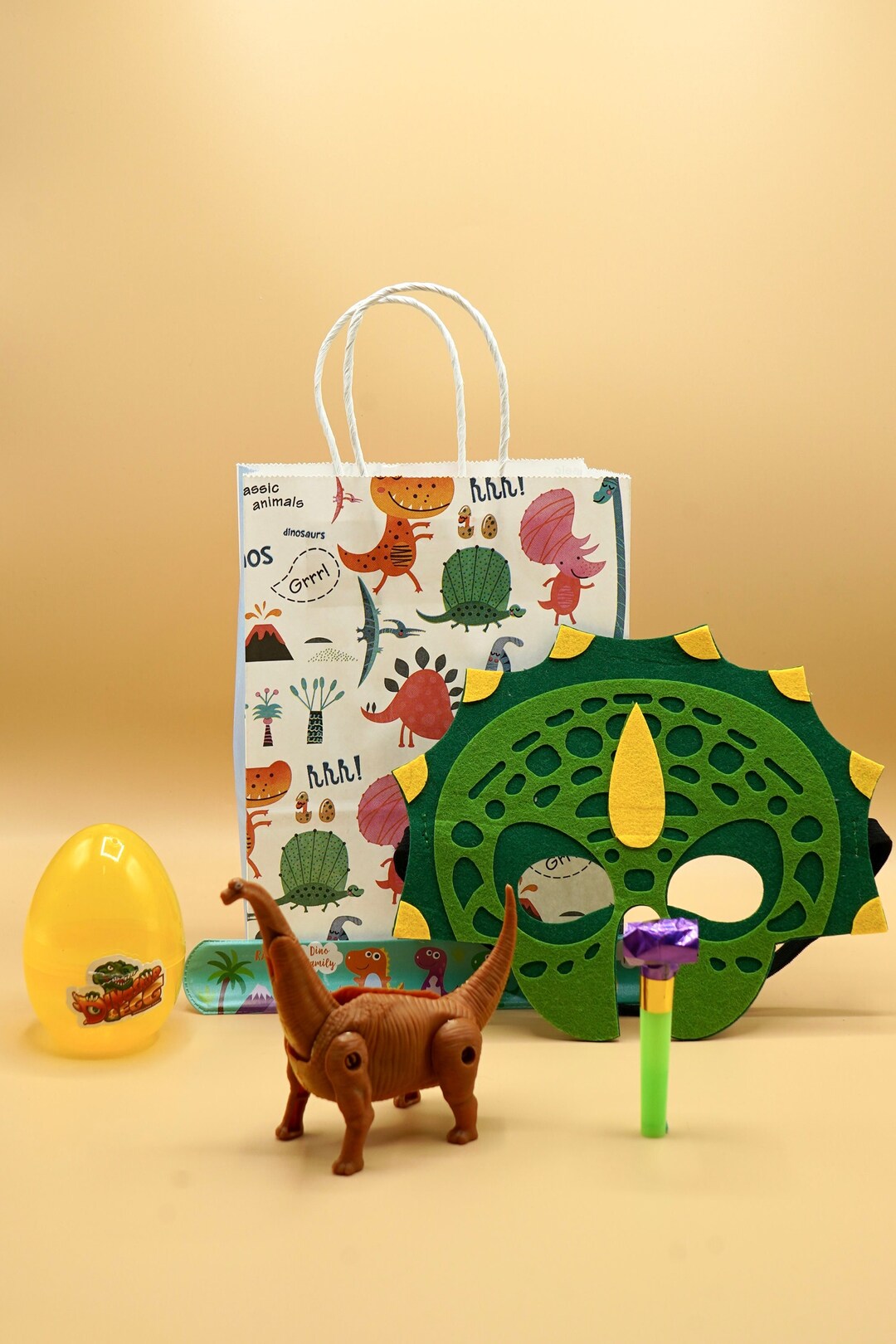 Dinosaur Pre-filled Party Bag, Dino Party Favours, Children's Dinosaur ...
