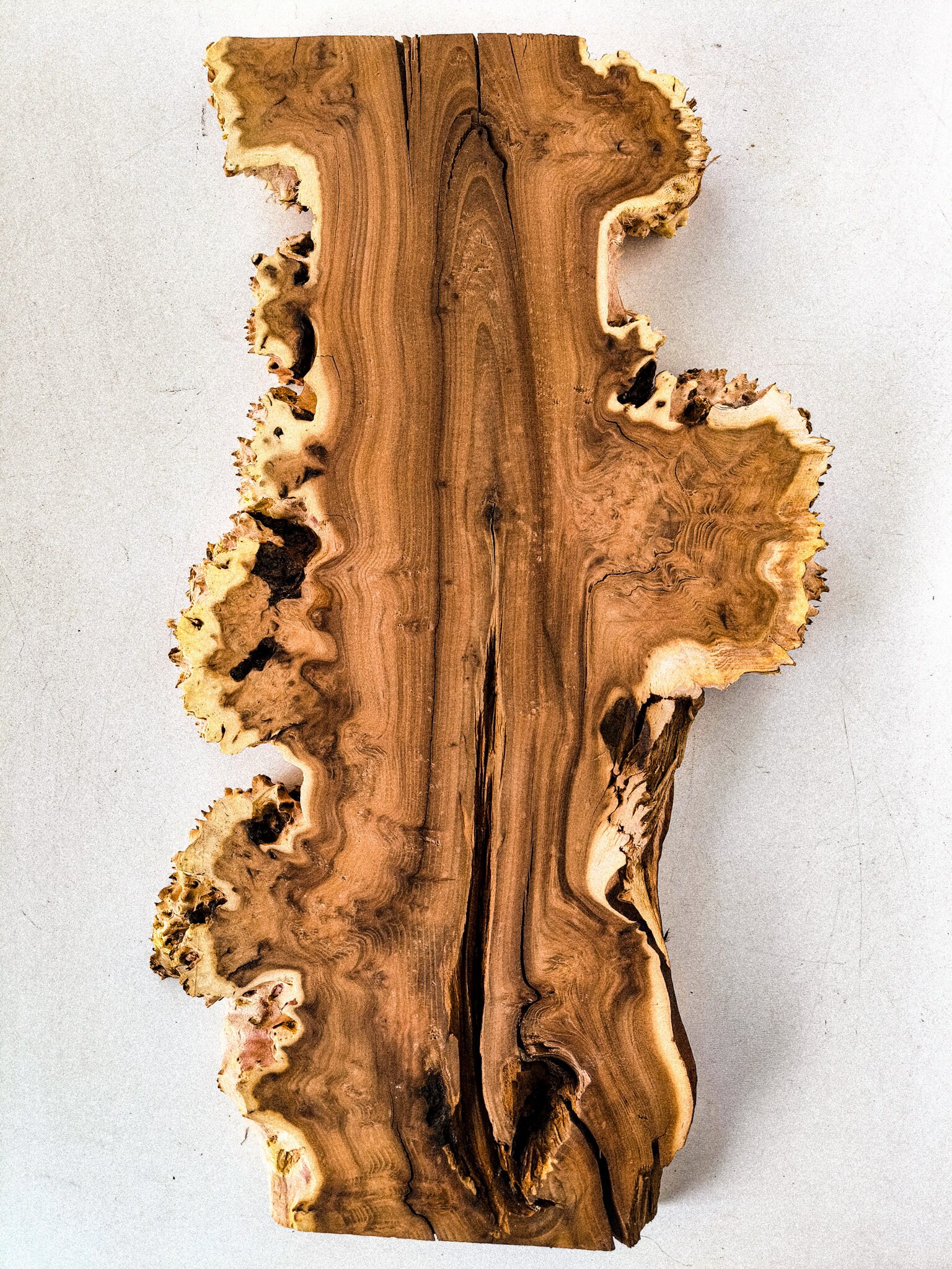 Live Edge Raw Edged Wood Sheet, Live Edge Sheet Unfinished for Craft ...