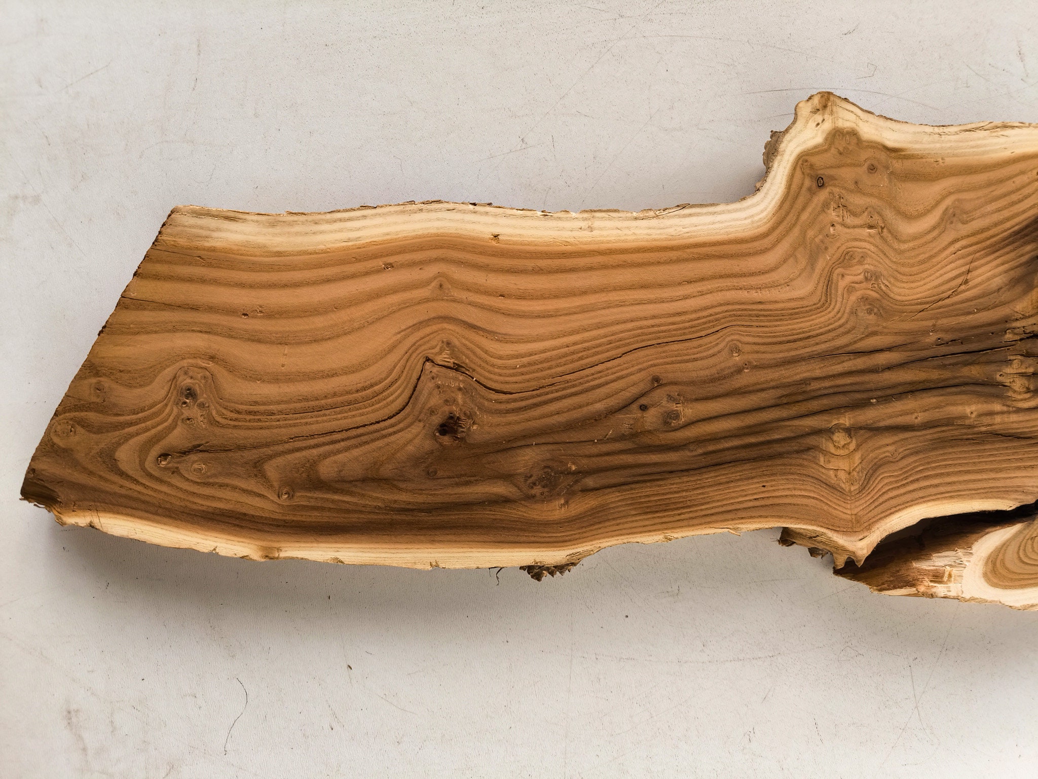 Live Edge Raw Edged Wood Sheet, Live Edge Sheet Unfinished for Craft ...