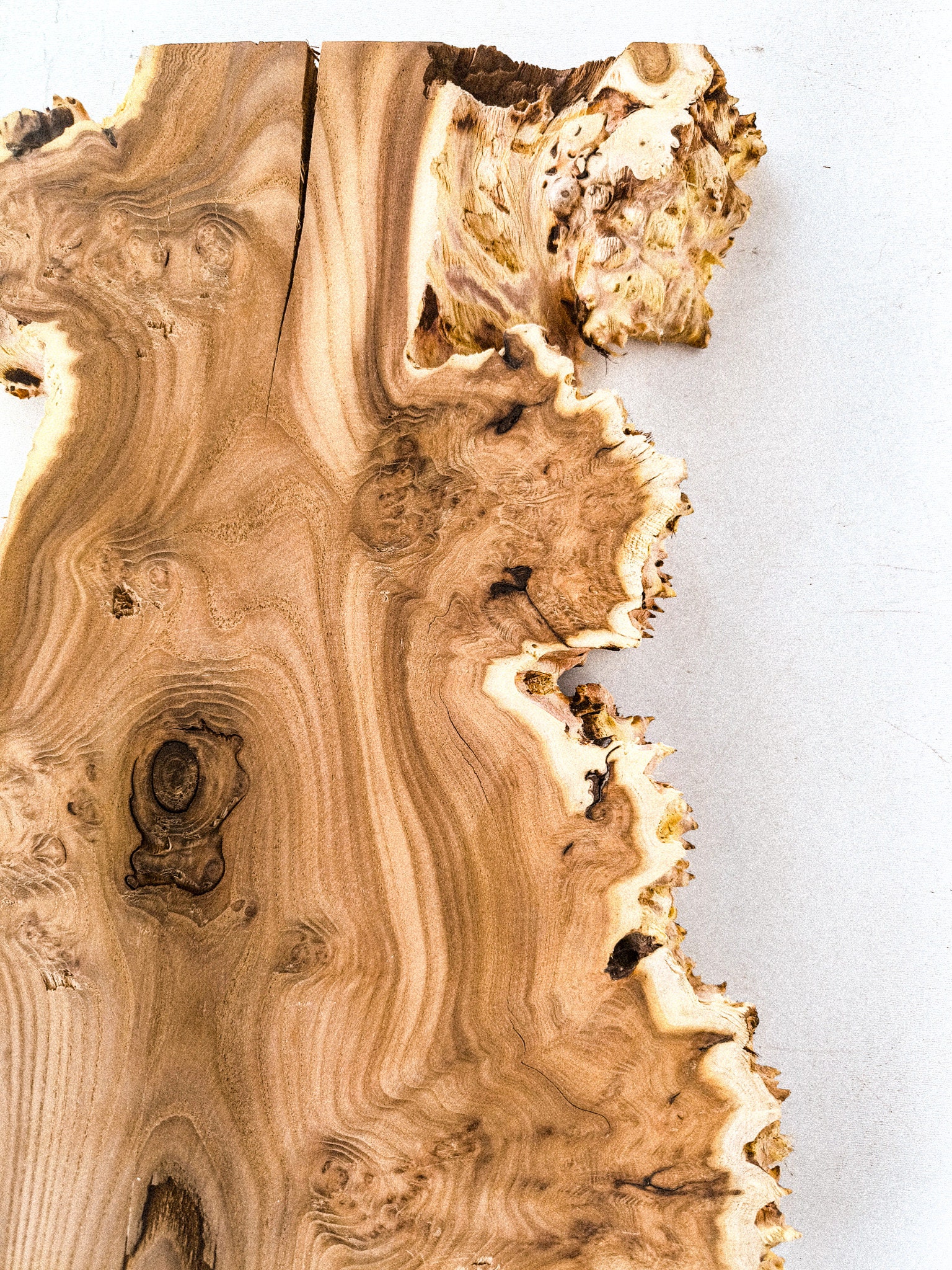 Live Edge Raw Edged Wood Sheet, Live Edge Sheet Unfinished for Craft ...