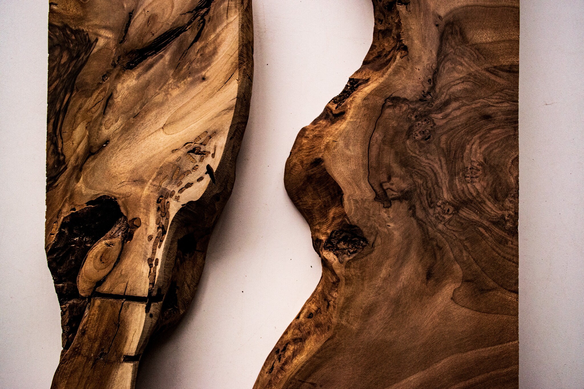 Walnut Tree Slice, Walnut Tree Wood Slabs, Live Edge, Unique Walnut ...