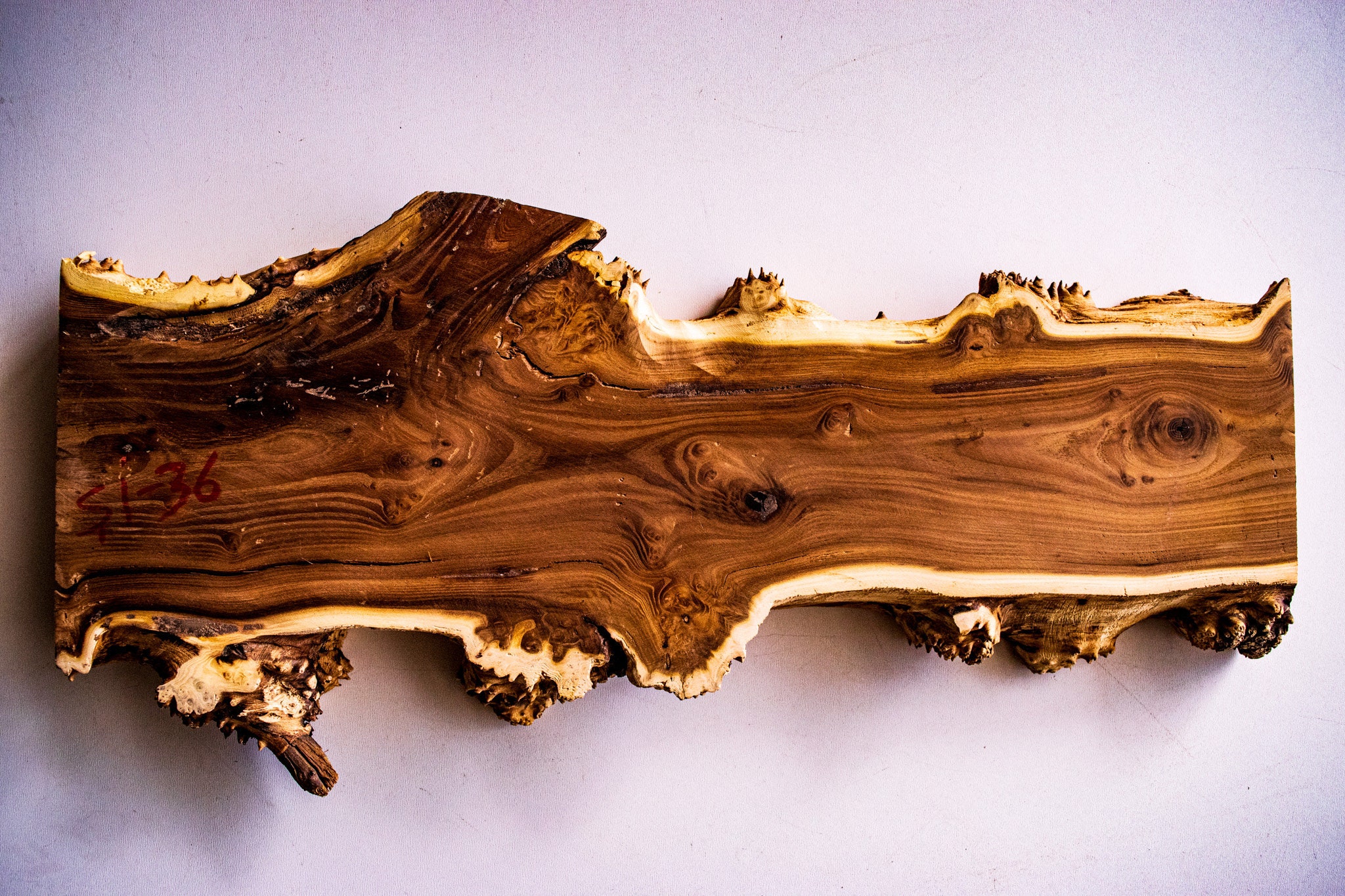 Live Edge Raw Edged Wood Sheet, Live Edge Sheet Unfinished for Craft ...