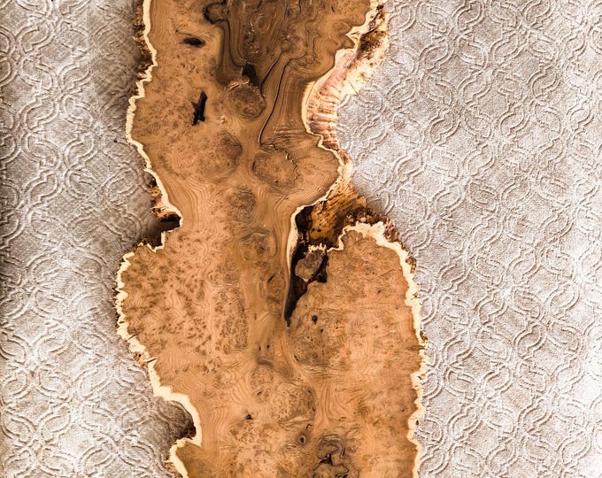 Live Edge Raw Edged Wood Sheet, Live Edge Sheet Unfinished for Craft ...