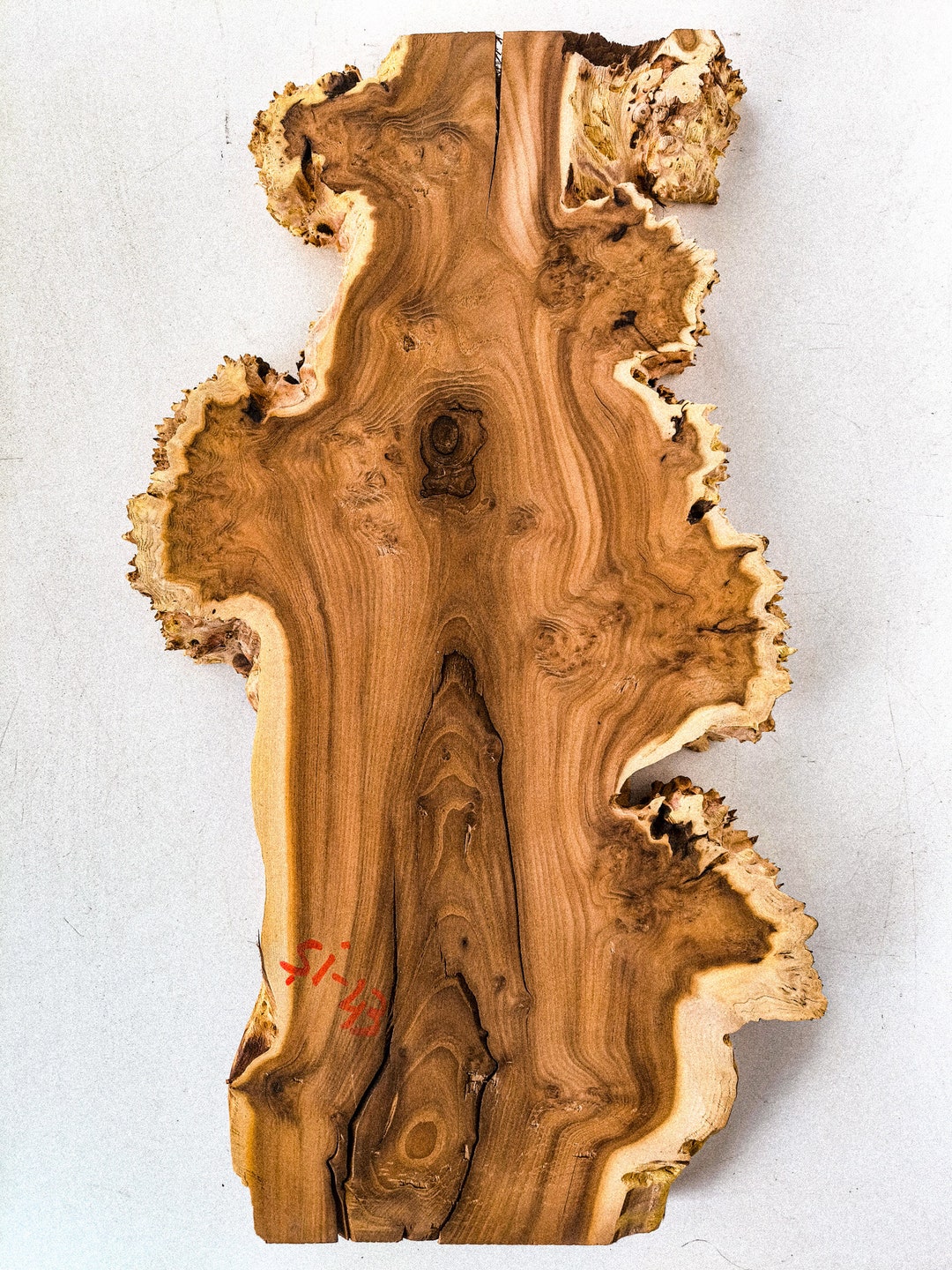 Live Edge Raw Edged Wood Sheet, Live Edge Sheet Unfinished for Craft ...