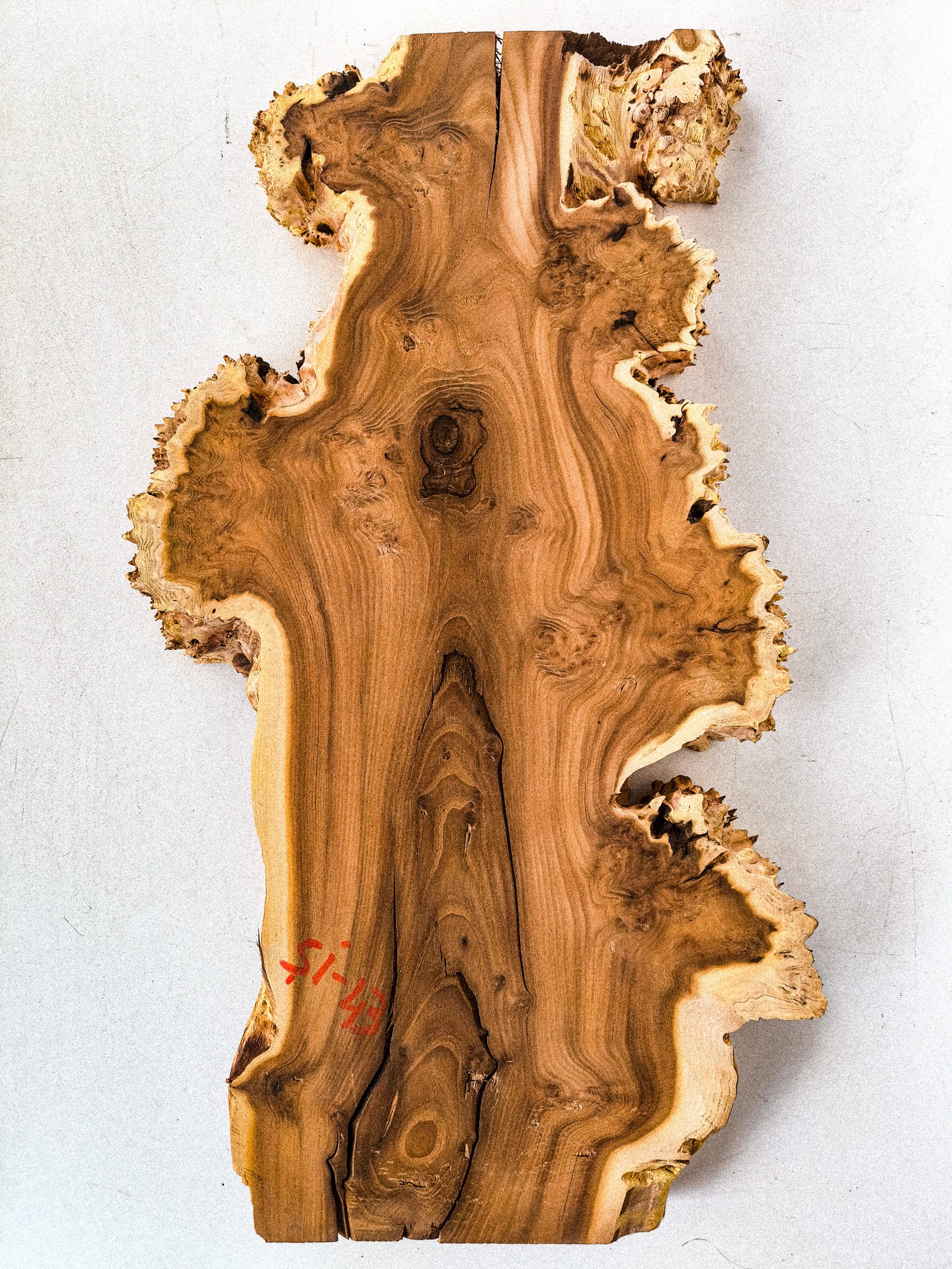 Live Edge Raw Edged Wood Sheet, Live Edge Sheet Unfinished for Craft ...