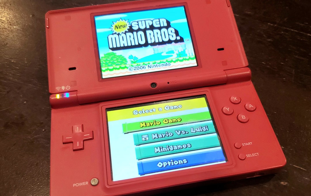 Pink Nintendo Dsi, Vintage Console With 1600 Games Inside the Console ...