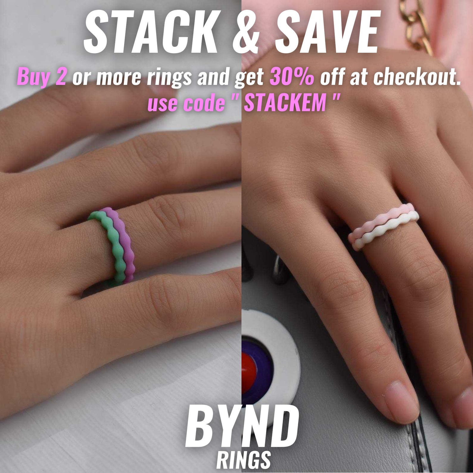 Black Silicone Wedding Ring - Flat Edge Design - Rubber Wedding Band ...