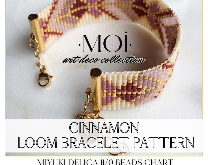 Cinnamon Miyuki Loom Bracelet Pattern (with Word Chart) - Etsy