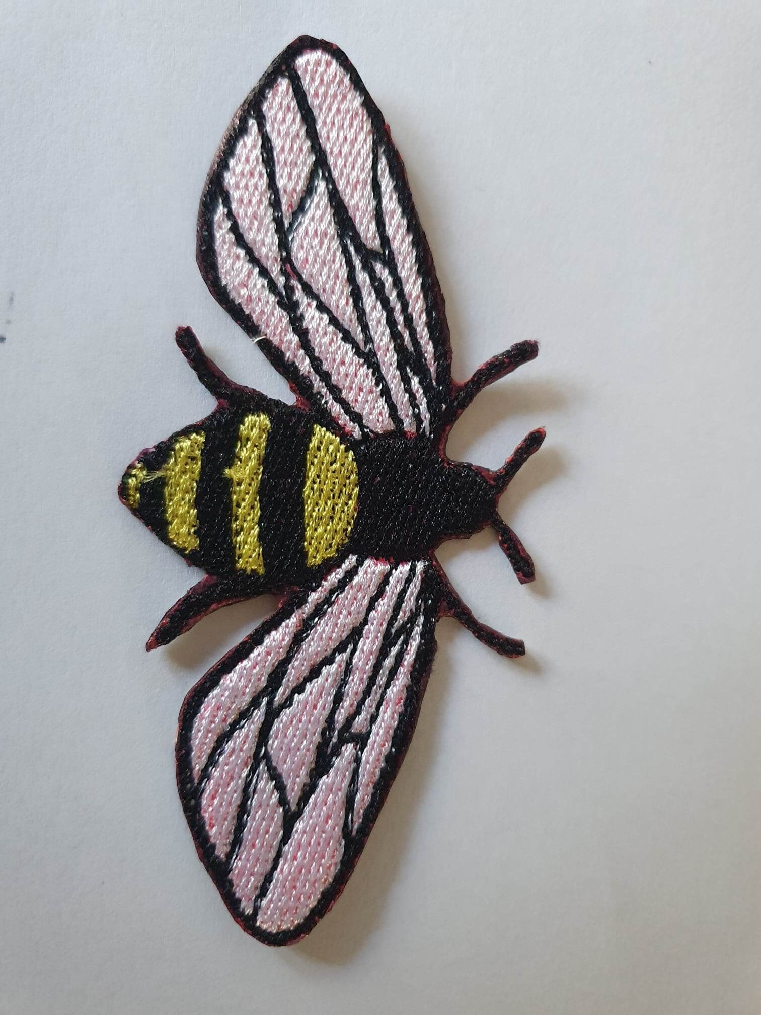 Bee Iron-on Patch Bumblebee Badge Decorative Patch DIY - Etsy