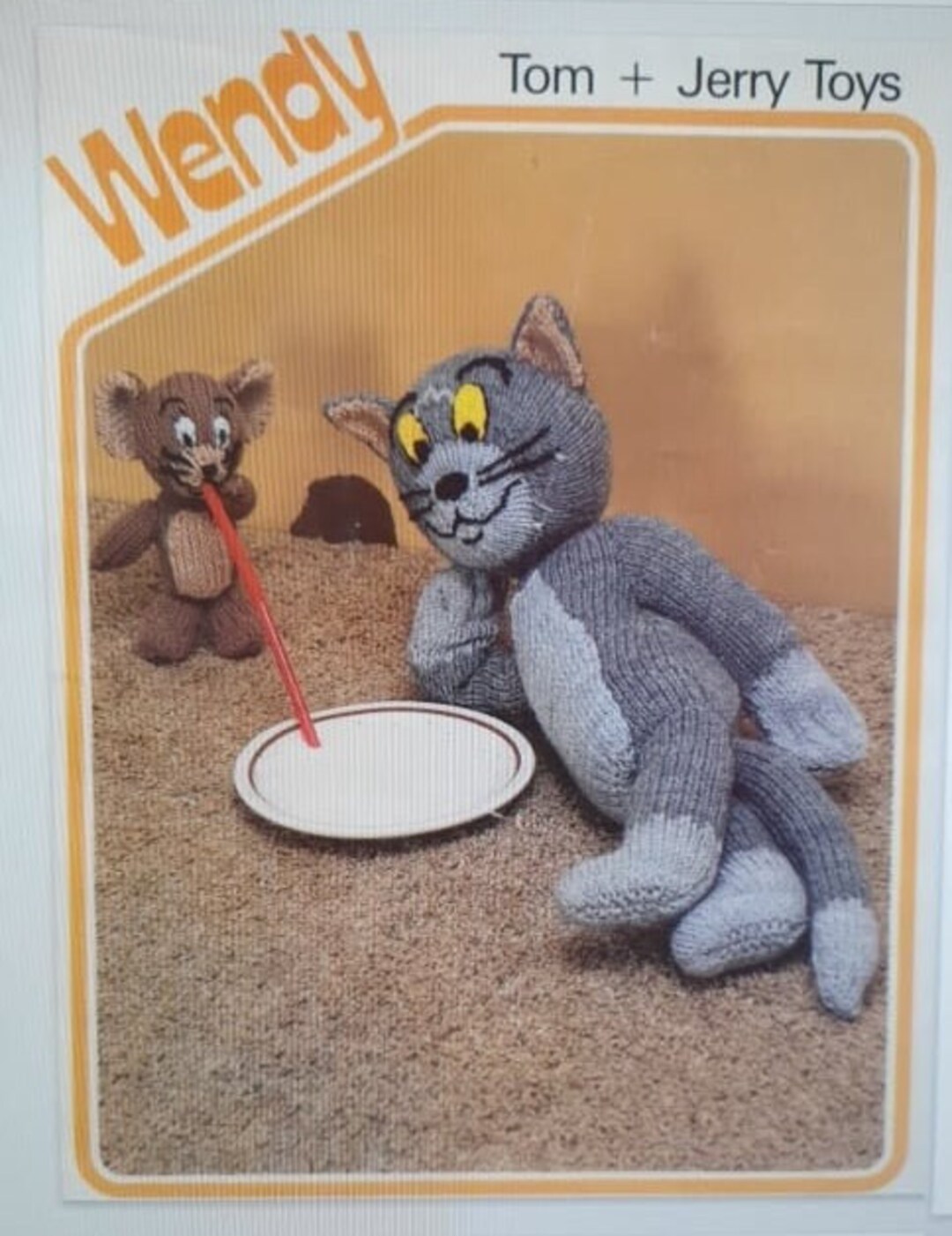 Tom and Jerry Knitting Pattern - Etsy