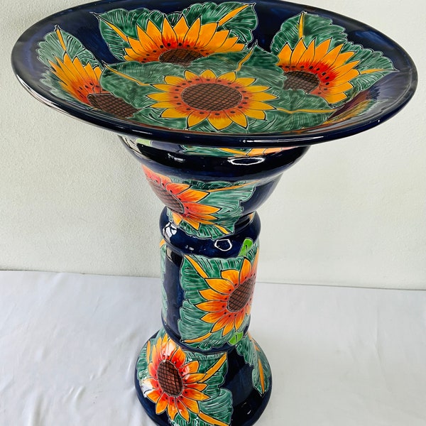 Talavera Bird Bath - Etsy