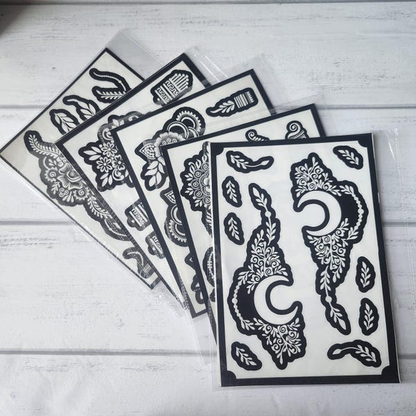 Henna Tattoo Zodiac - Etsy