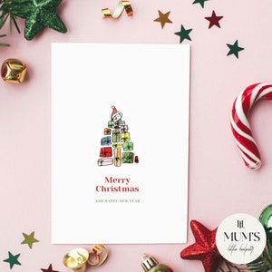 Printable Christmas Card, Digital Download Print at Home 5 X 7 on A4 - Etsy