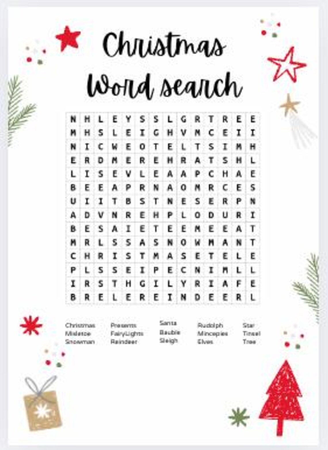 Christmas Printable Activity Sheets | Wordsearch, Dot to Dot, Spot the ...