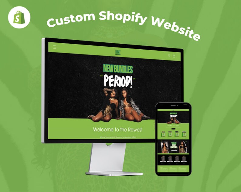 Custom Shopify Store Design Standard Package Complete E-commerce ...