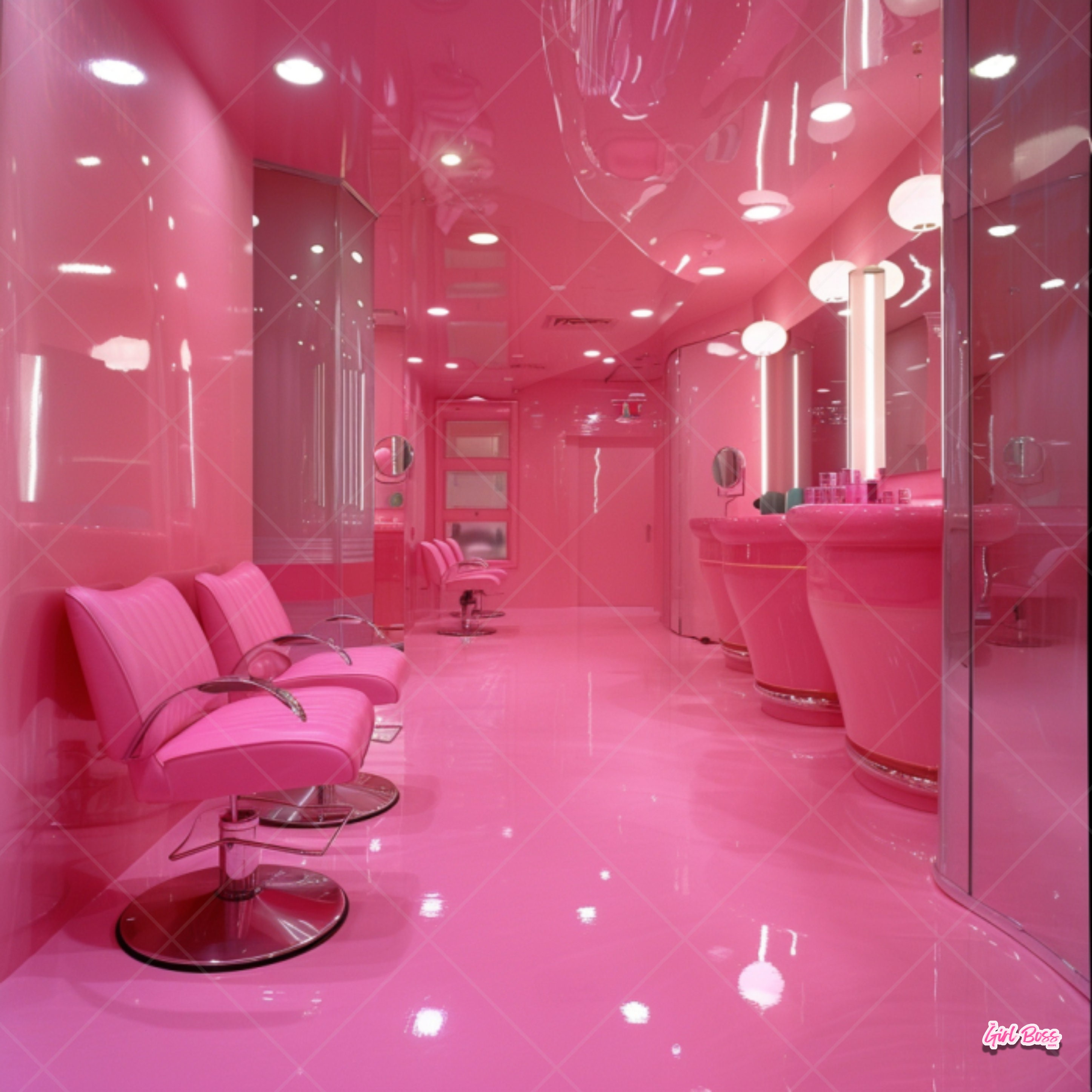 30 Elegant Pink Hair Salon Stock Image Collection for Commercial Use ...