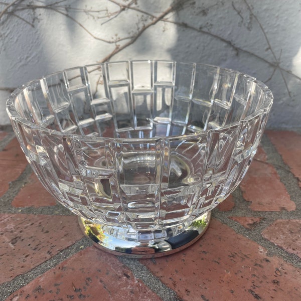 Block Crystal Bowl - Etsy