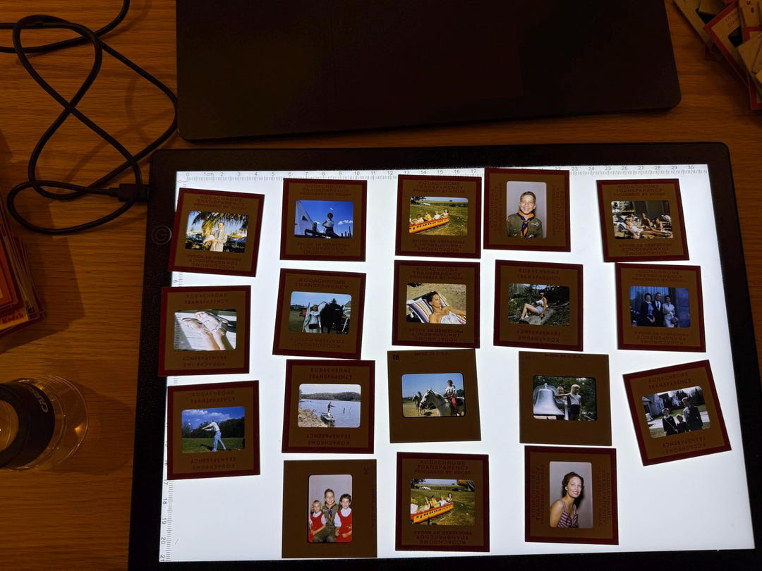 VTG Kodachrome Red Border Slide Photo Lot 1950's 260+ Family USA ...