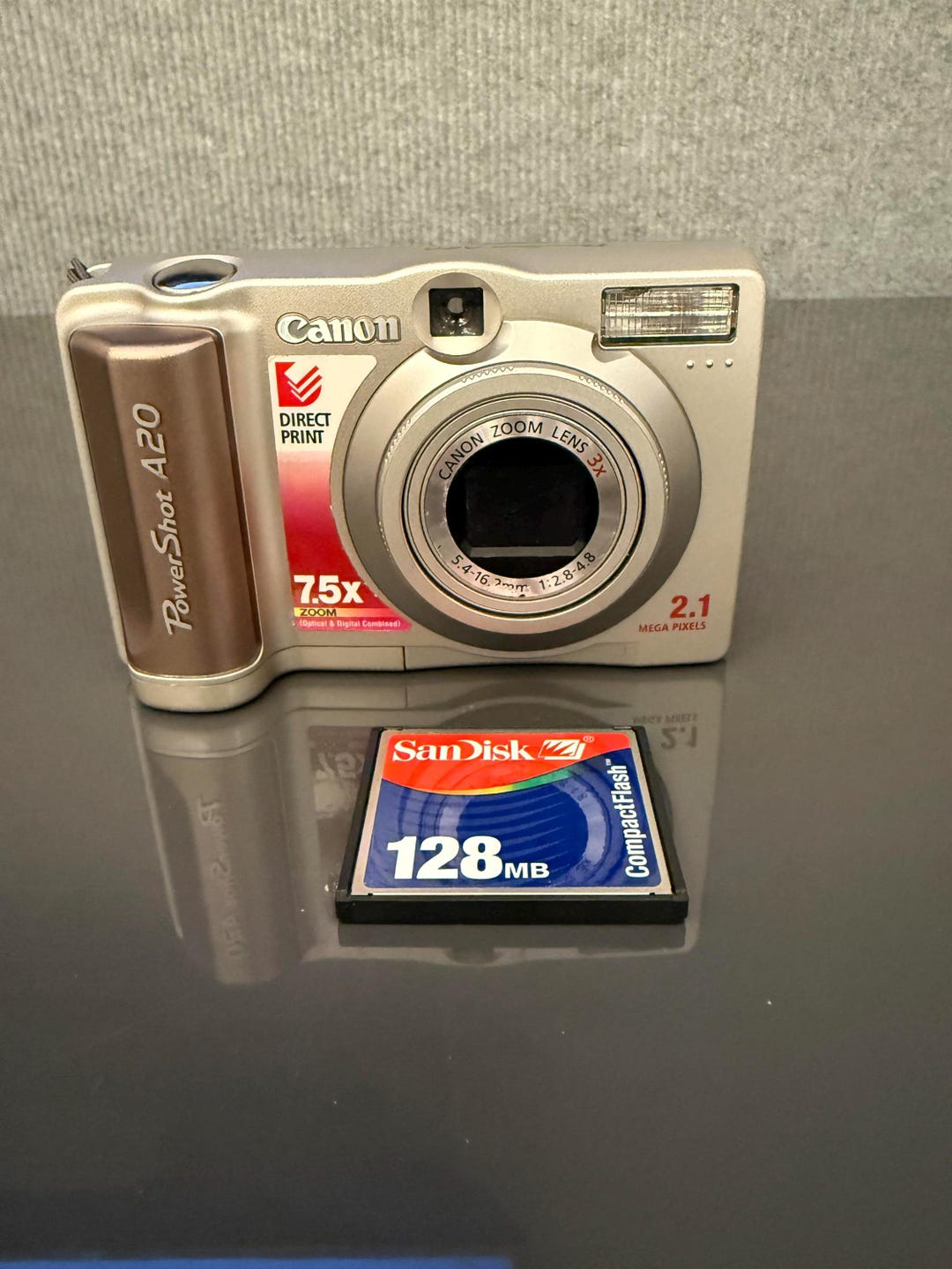 Canon Powershot A20 Compact Digital Camera 2.1MP Memory Card Tested ...