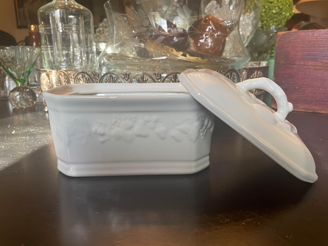 Blanc De Blanc Pate Tureen Octagonal Philippe Deshoulieres Limoges ...