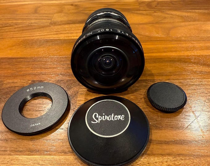 Spiratone Fish-eye 180 Degree Lens Converted With 52mm Adapter ...