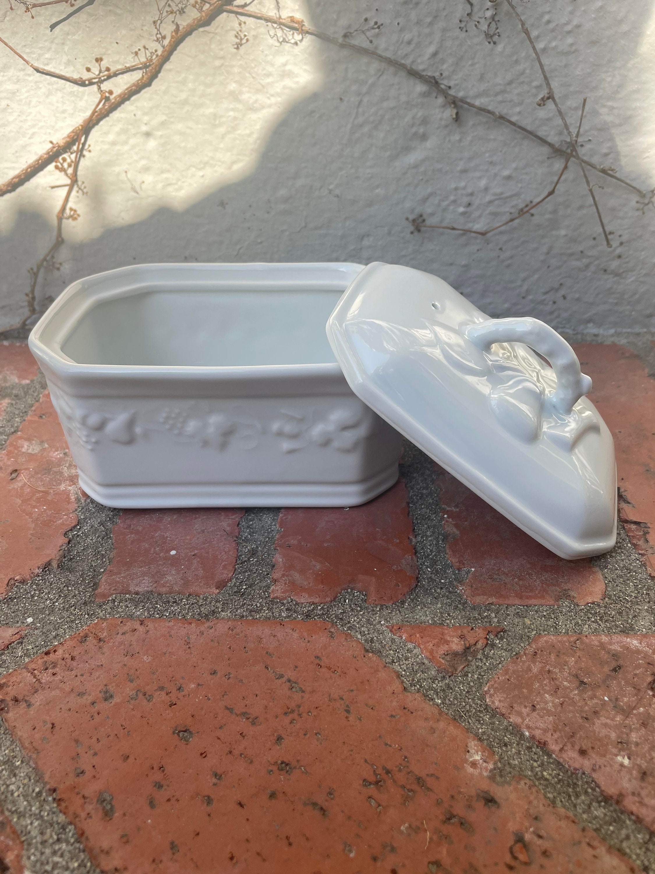 Blanc De Blanc Pate Tureen Octagonal Philippe Deshoulieres Limoges ...
