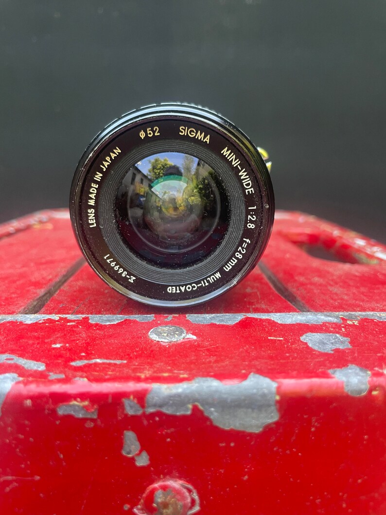 Sigma Mini-wide II 1:2.8 F28mm Multi Coated Lens for Nikon Made in ...