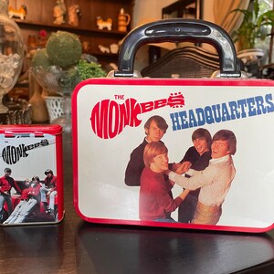 The Monkees Headquarters Rare 1998 Metal Tin Lunchbox & Pencil Holder ...